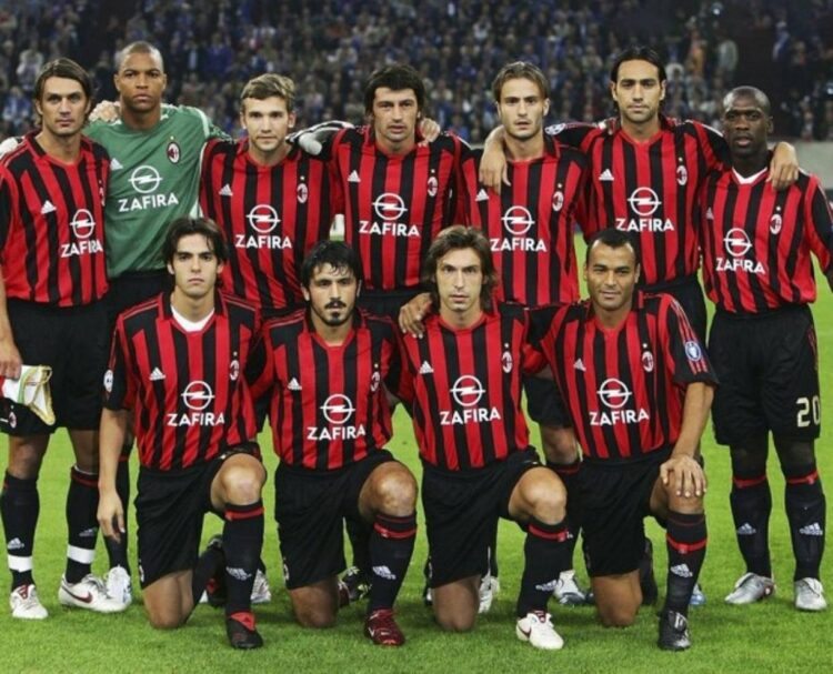 Elenco do Milan 2004/2005 - Portal Elencos